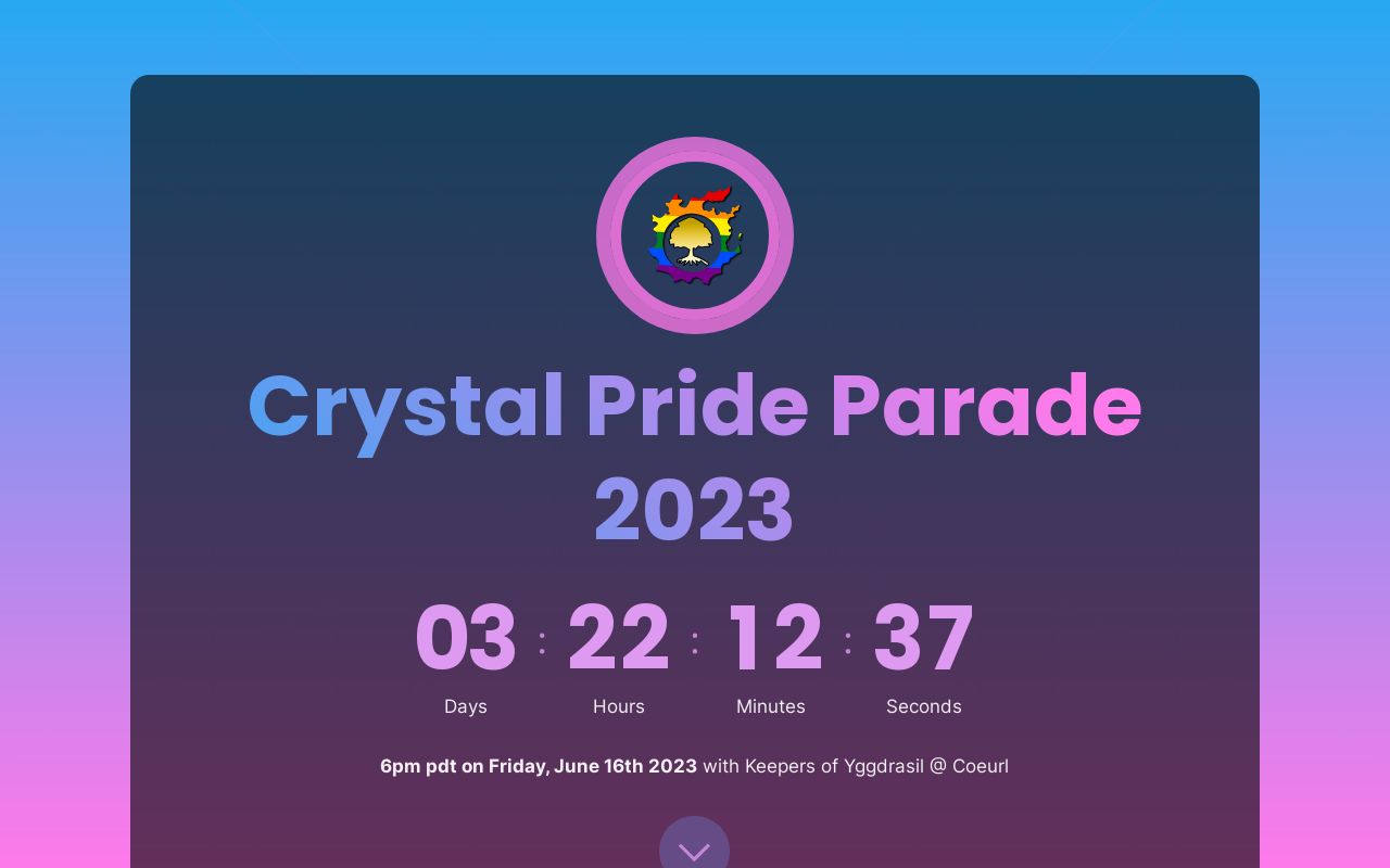 Crystal Pride Parade 2023